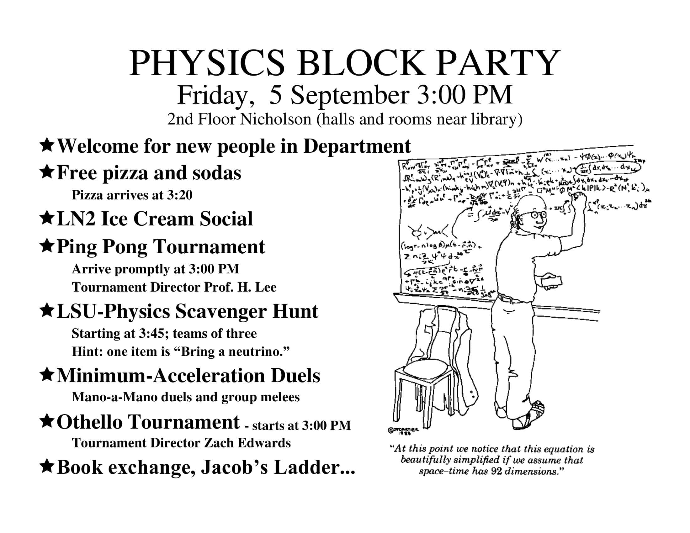 Free Printable Block Party Flyer Templates [Word] Ideas