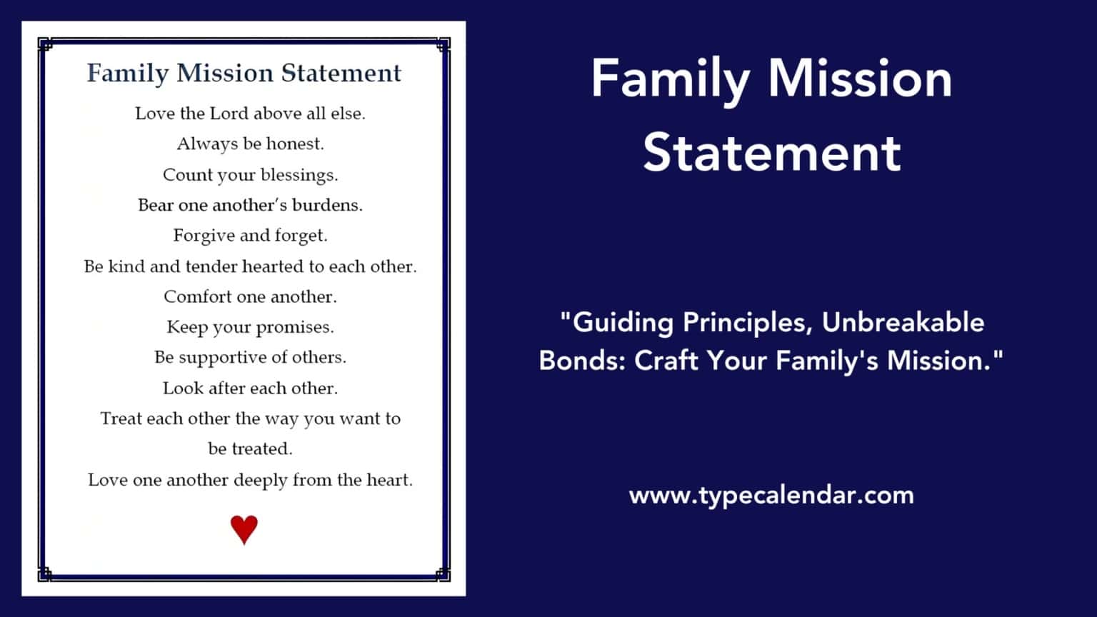 Family Mission Statement Templates & Step‑by‑Step Guide (With Examples)