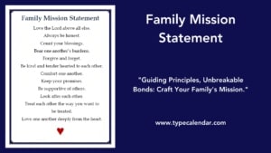 Family Mission Statement Templates & Step‑by‑Step Guide (With Examples)