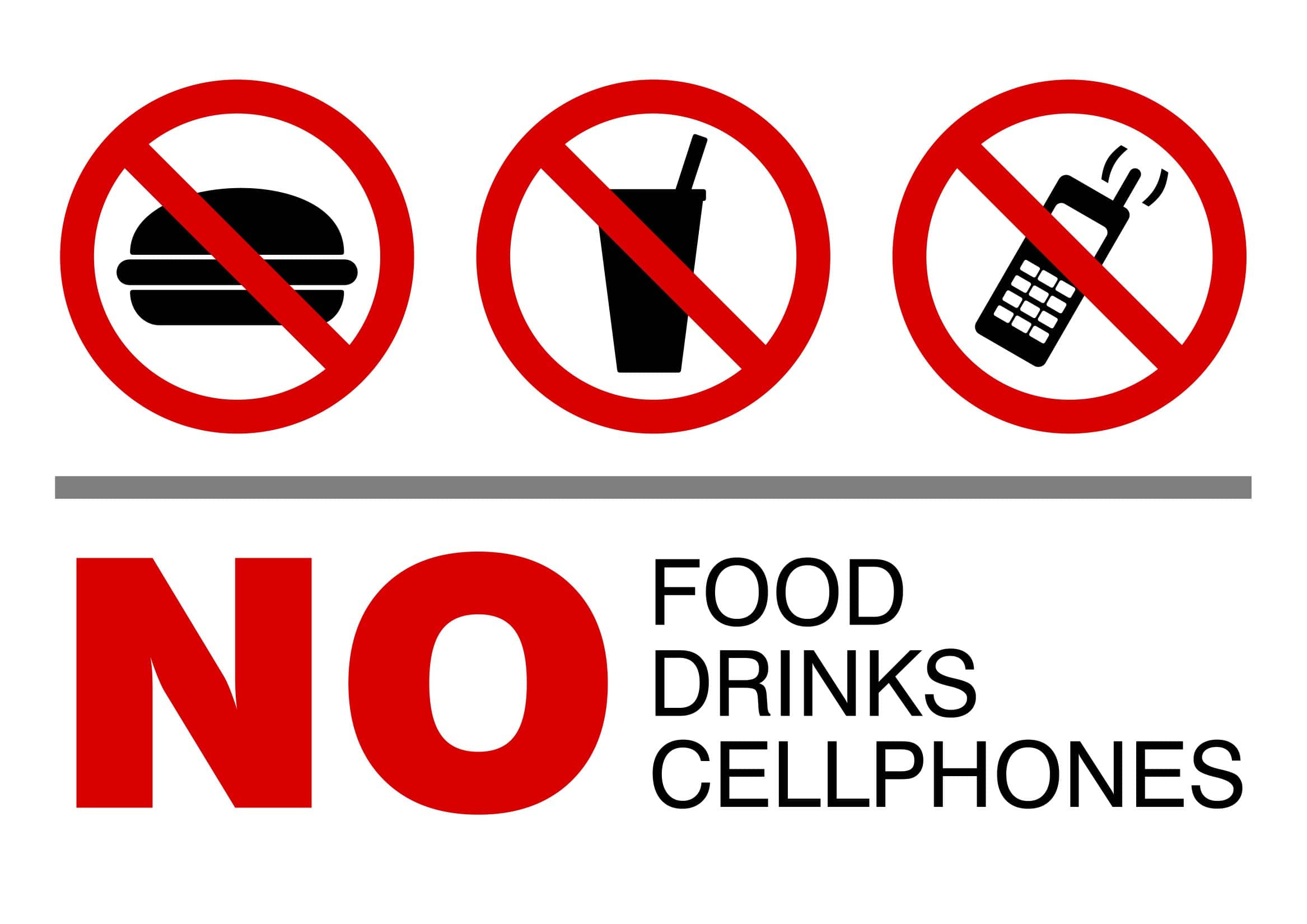 Free Printable No Cell Phone Sign Templates PDF Free Printable No Cell Phone Sign Templates PDF