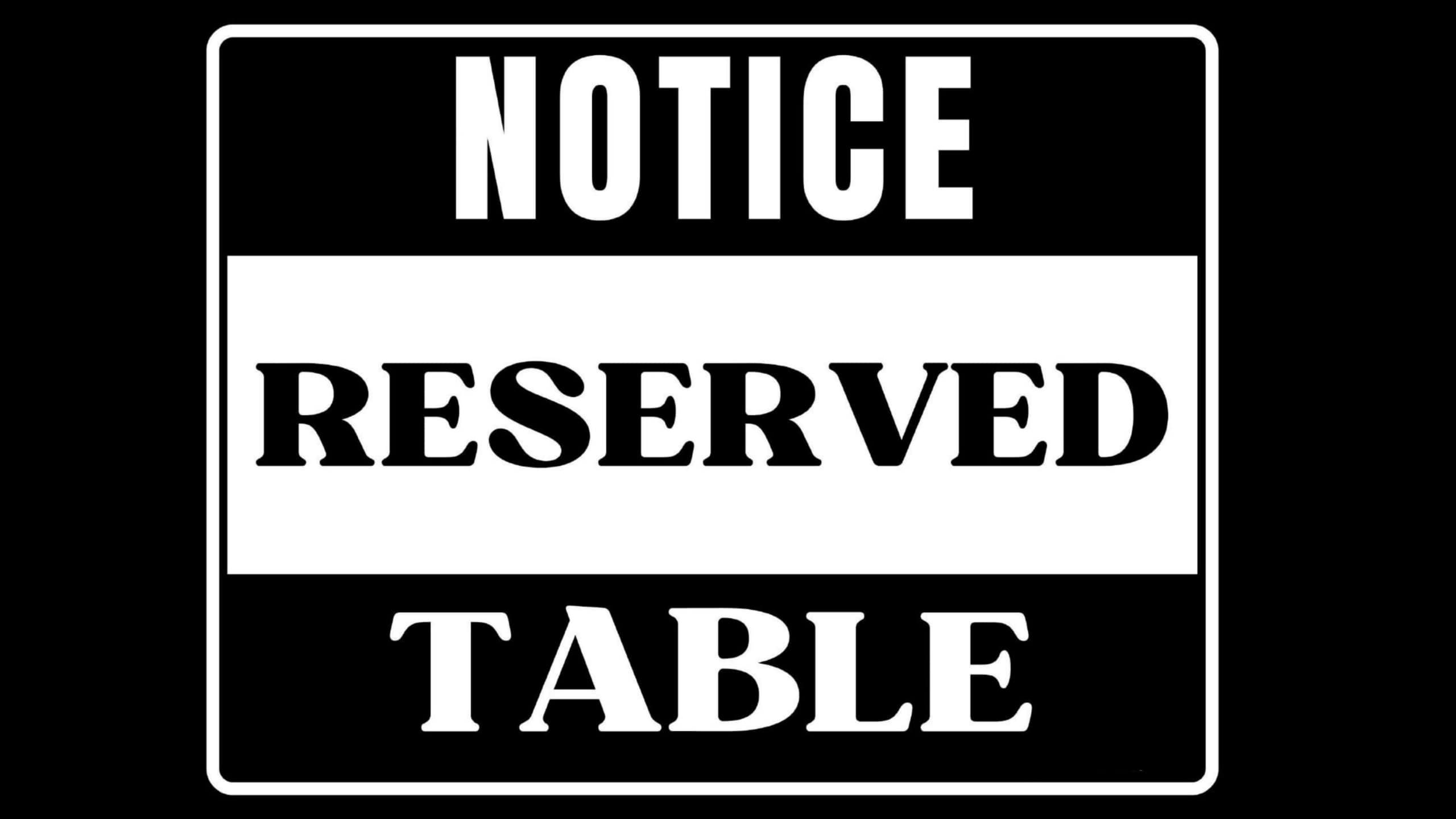 Free Printable Reserved Sign Templates PDF Word Foldable Free Printable Reserved Sign Templates PDF Word Foldable