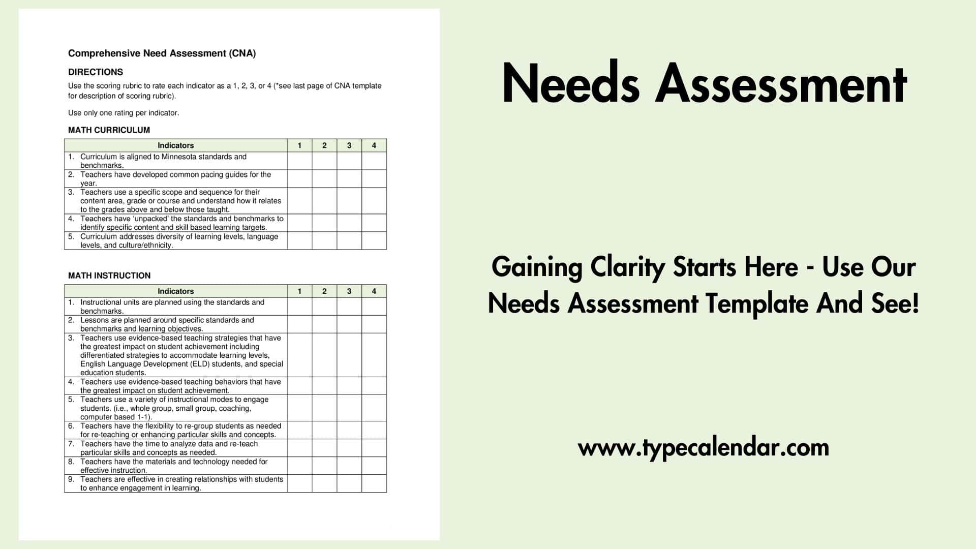 Needs Assessment Example Needs Assessment Template For PowerPoint And Needs Assessment Example Needs Assessment Template For PowerPoint And