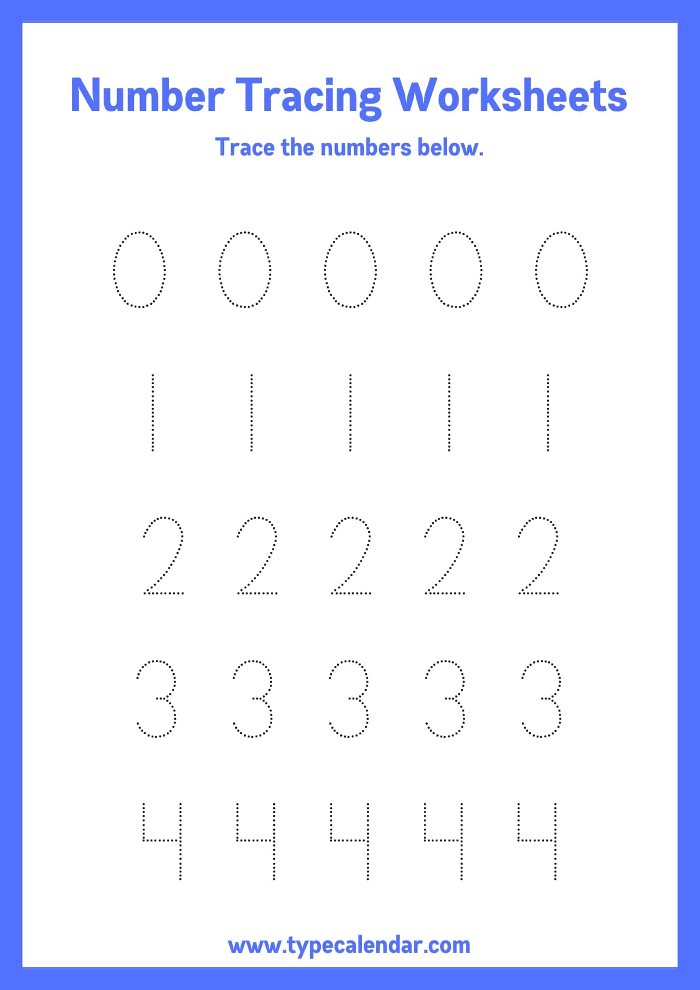 Tracing Numbers