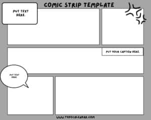 40 Free Printable Comic Strip Templates [PDF]