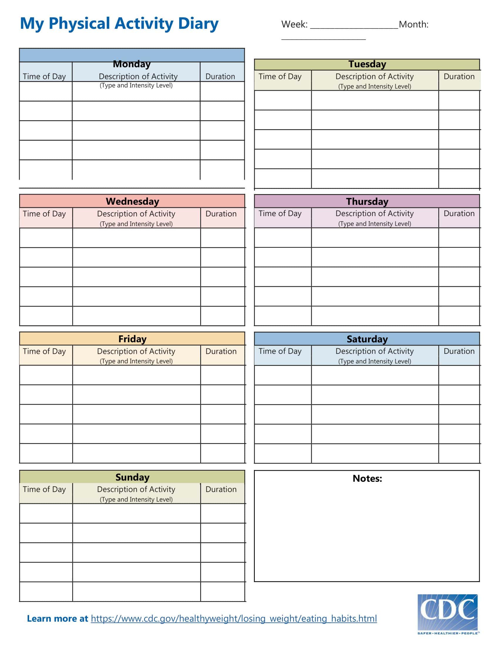 Free Printable Fitness Journal Templates Word Excel PDF Ideas Free Printable Fitness Journal Templates Word Excel PDF Ideas