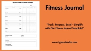 39+ Free Printable Fitness Journal Templates [PDF, Word]