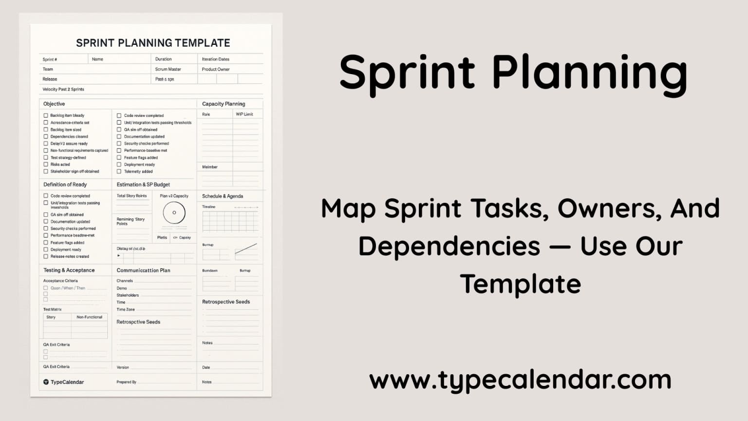 38 Free Printable Sprint Planning Templates [XLS, Word]
